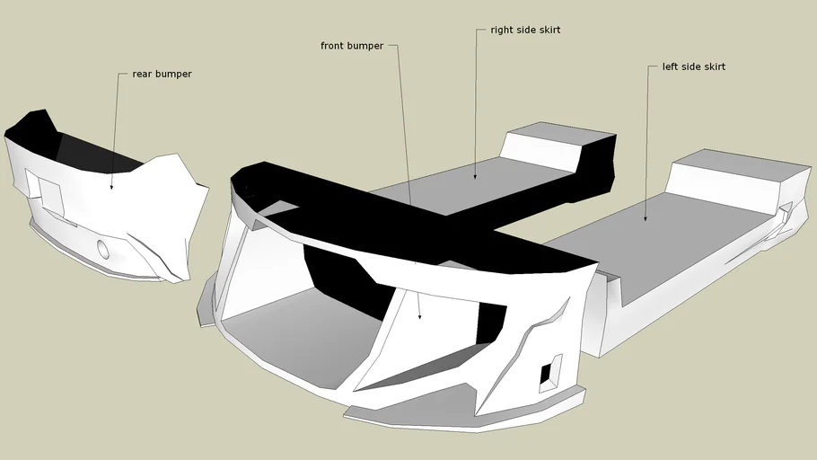 Bodykits from marian's acura rsx | 3D Warehouse