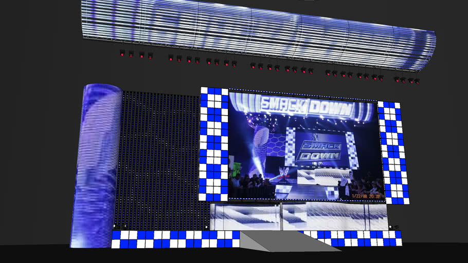 WWE HD SET (Smackdown) | 3D Warehouse