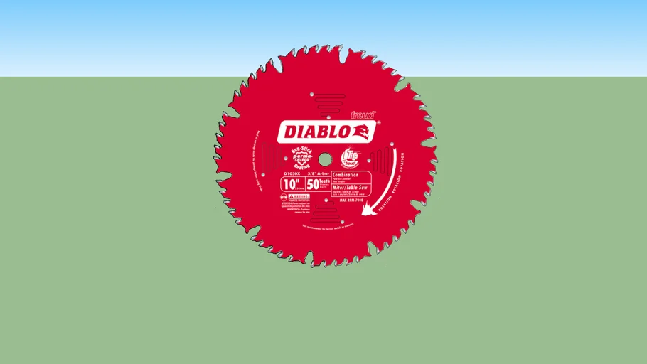 Freud Diablo Combanation Blade | 3D Warehouse