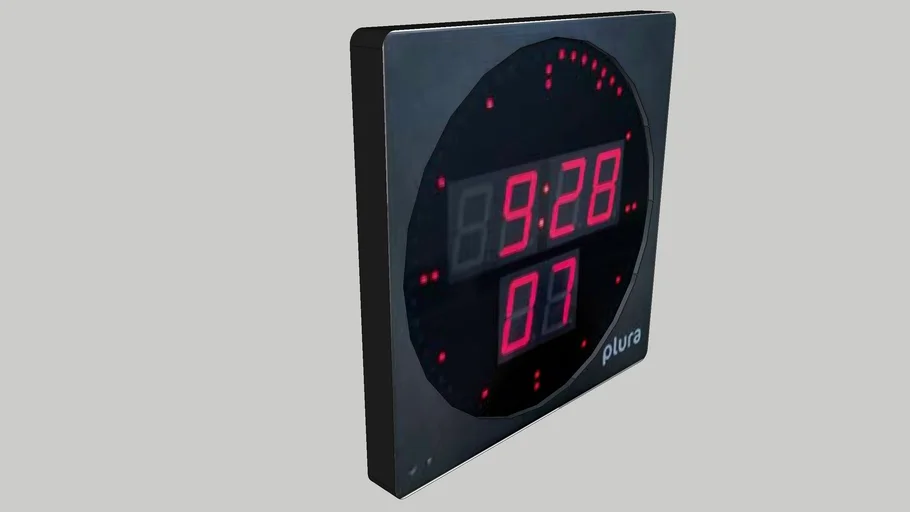 Digital Clock | 3D Warehouse
