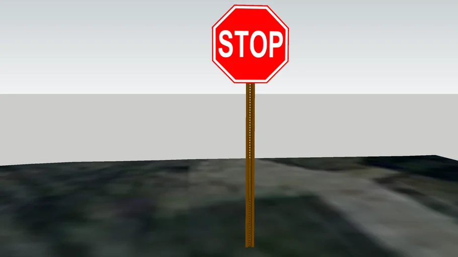 Stop Sign | 3D Warehouse