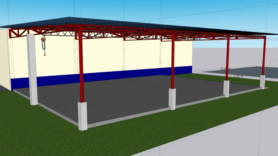 Open garage | 3D Warehouse