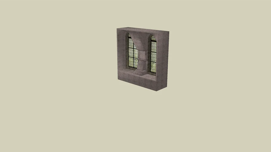 Roman Double Window | 3D Warehouse