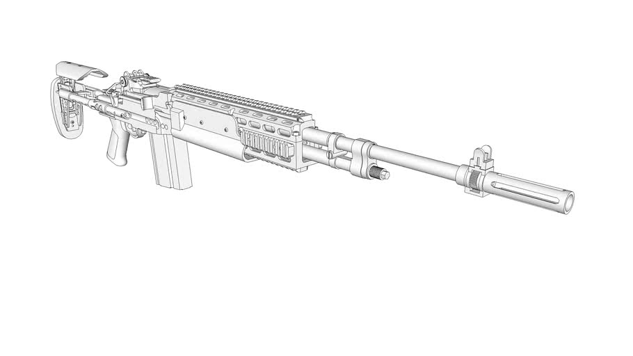 M14 EBR | 3D Warehouse