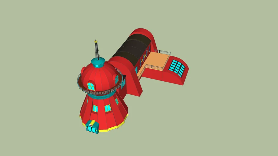 Planet Express - building Futurama | 3D Warehouse