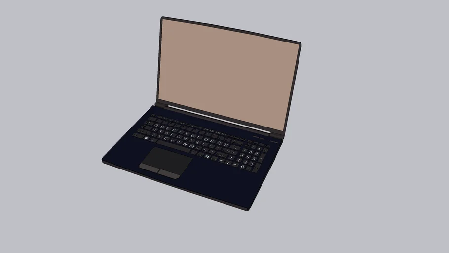 15'6_NB_laptop computer | 3D Warehouse