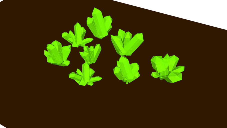 green Tiberium Crystal | 3D Warehouse