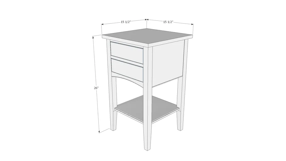 Bed Side Table | 3D Warehouse