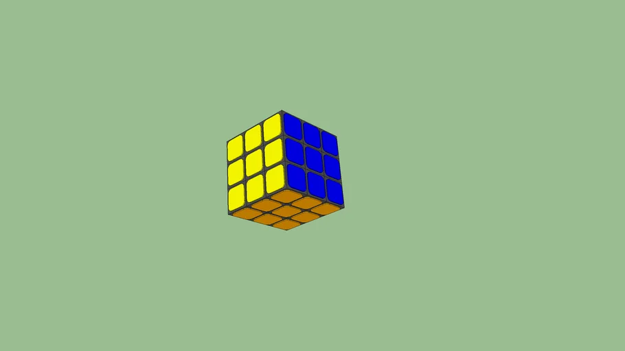 3x3x3 rubiks cube | 3D Warehouse