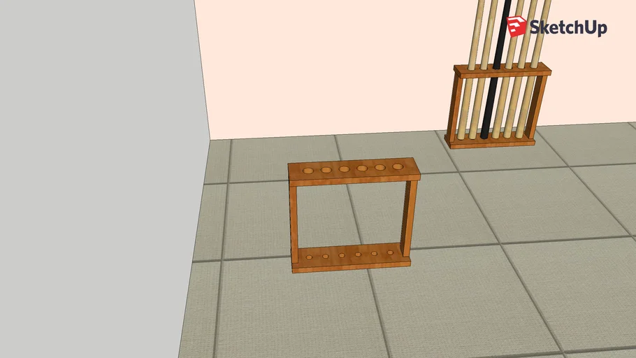 Pool cue stand | 3D Warehouse