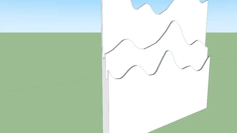 PAINEL MDF MONTANHAS | 3D Warehouse