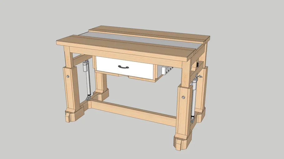 Adjustable Workbench | 3D Warehouse