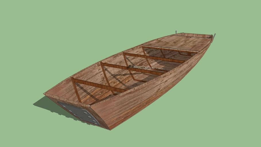 Wood boat 2 | 3D Warehouse