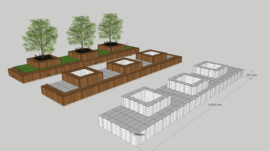 IGNITION Phase 2 Overground Tree Pits | 3D Warehouse