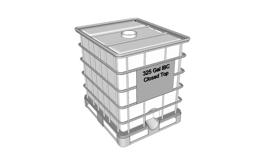 325 gal IBC Component (closed) | 3D Warehouse
