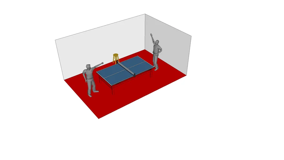 Table Tennis Room | 3D Warehouse