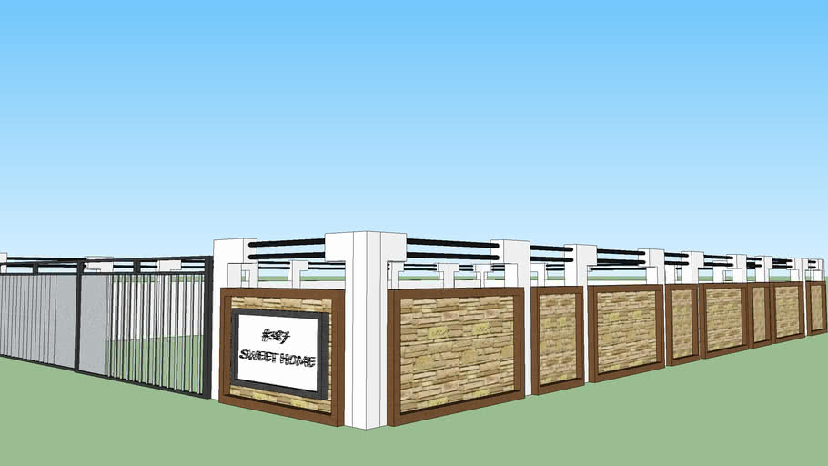 Compound wall1 | 3D Warehouse
