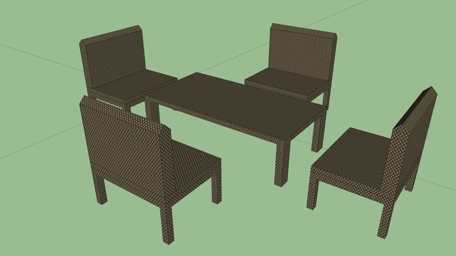 Mesas y Silla | 3D Warehouse