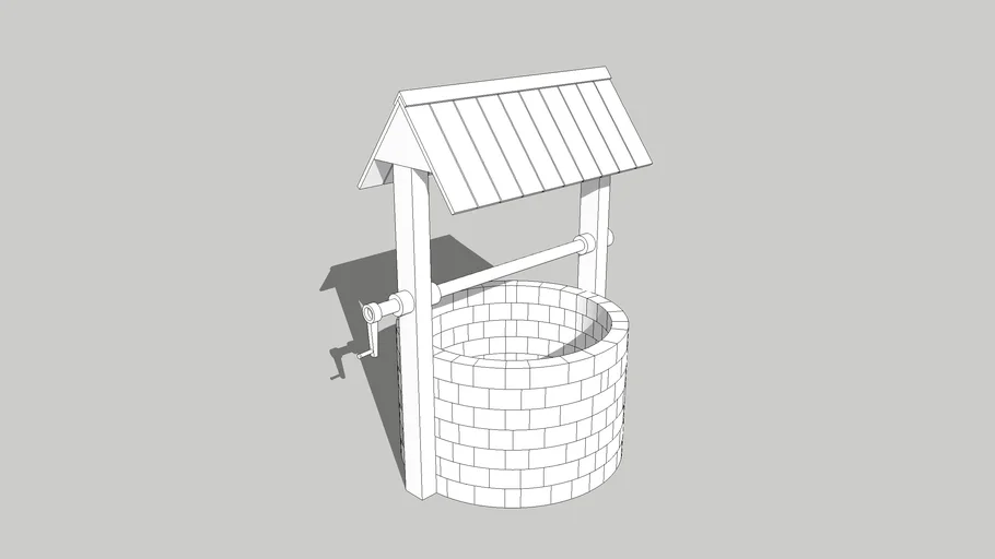 Archivo 3D Pozo De Agua 3d Modelo De Activos Lowpoly E