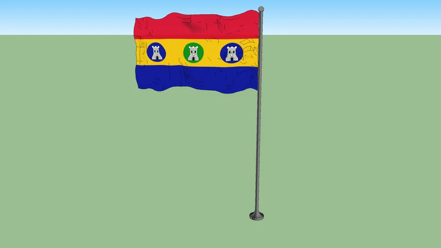 Flag of Quaiti Hadramaut | 3D Warehouse