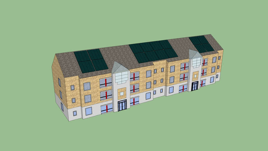 UCD Merville Residence With Solar Panels | 3D Warehouse
