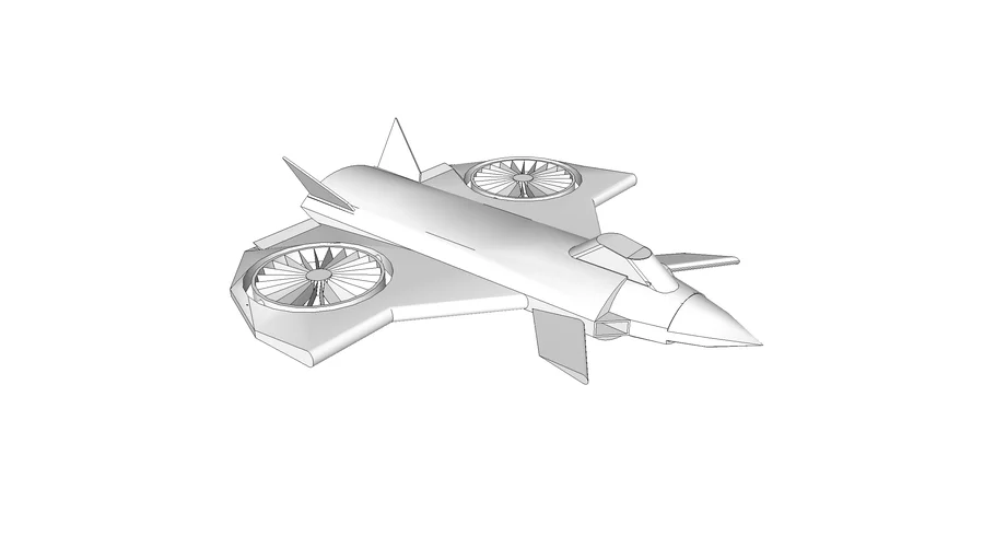 VTOL Jet Concept | 3D Warehouse