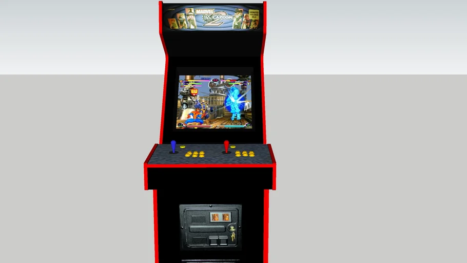 Marvel vs Capcom 2 Arcade Game | 3D Warehouse