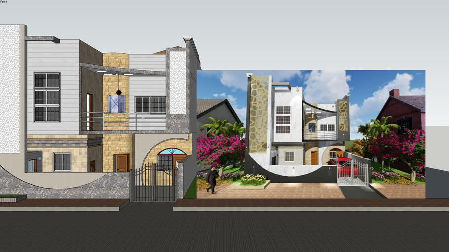 House 200m2 | 3D Warehouse