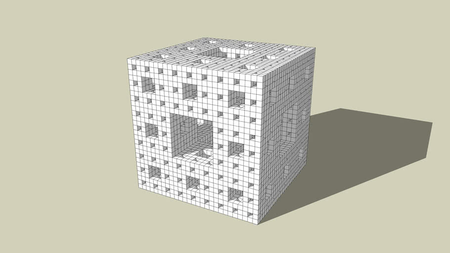 Menger Sponge | 3D Warehouse