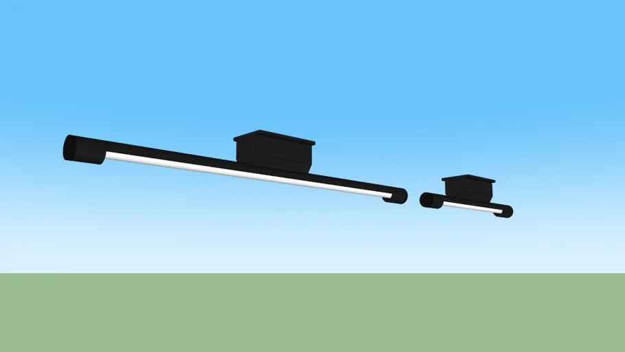Luminária tubular | 3D Warehouse