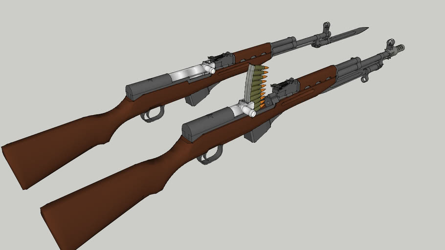 russian 1954 r sks (3d) | 3D Warehouse