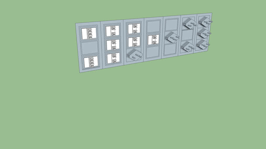 tomadas e interruptores | 3D Warehouse