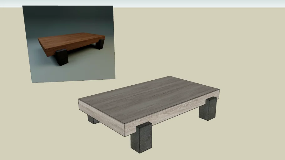 COFFEE TABLE | 3D Warehouse
