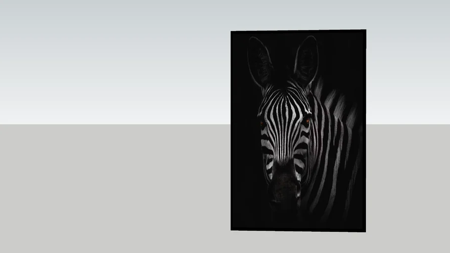 Quadro Zebra | 3D Warehouse