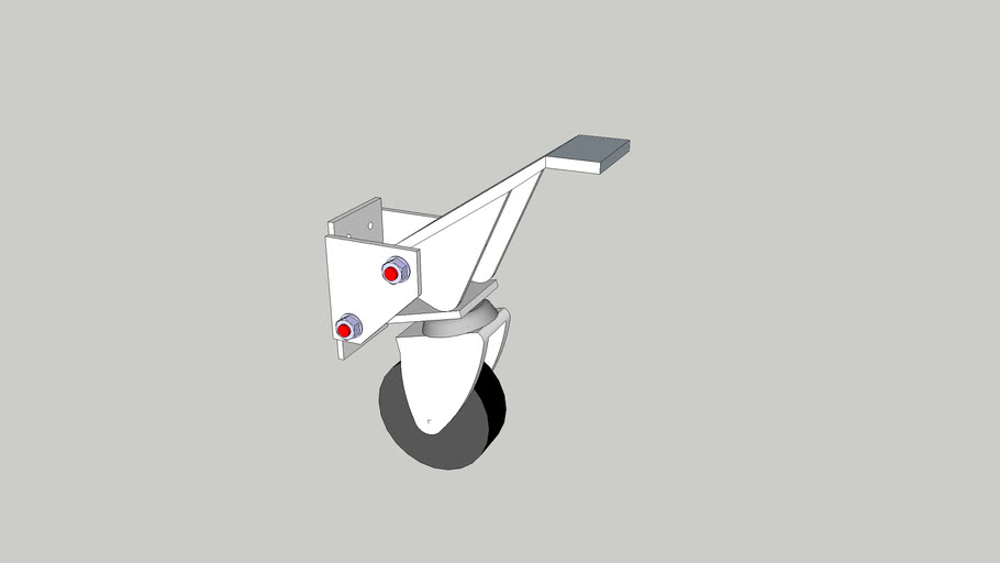 Retractable Castor | 3D Warehouse