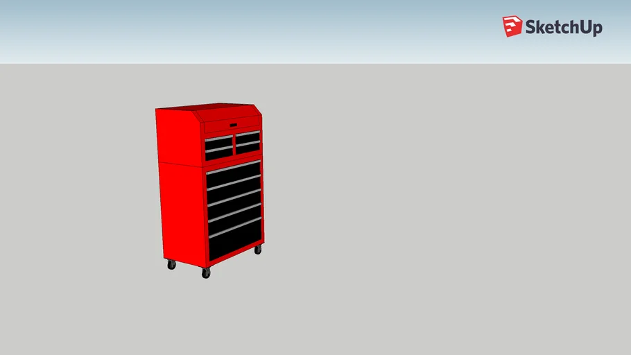 Milwaukee 36in Combo Toolchest | 3D Warehouse