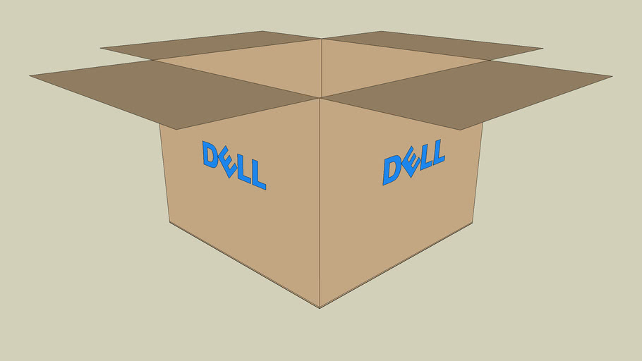 Dell computer box | 3D Warehouse