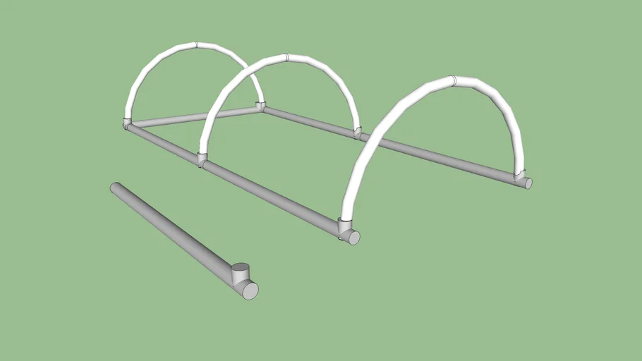 garden row hoop covers | 3D Warehouse