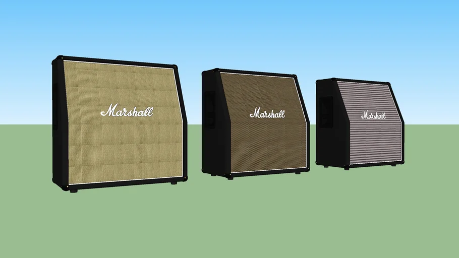 Marshall Plexi 412 | 3D Warehouse
