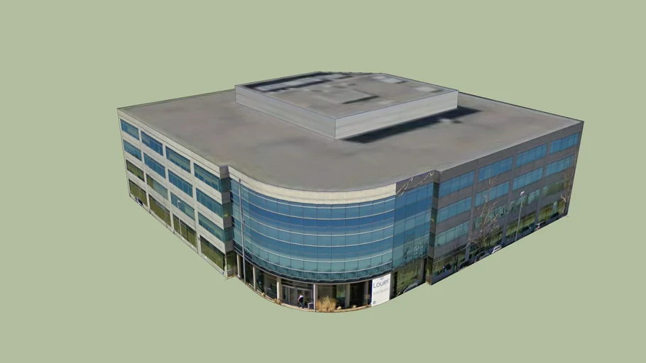 small modern office building | 3D Warehouse