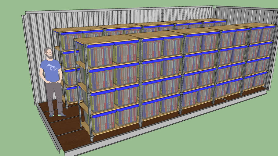 DSWD Storage Facility Layout | 3D Warehouse