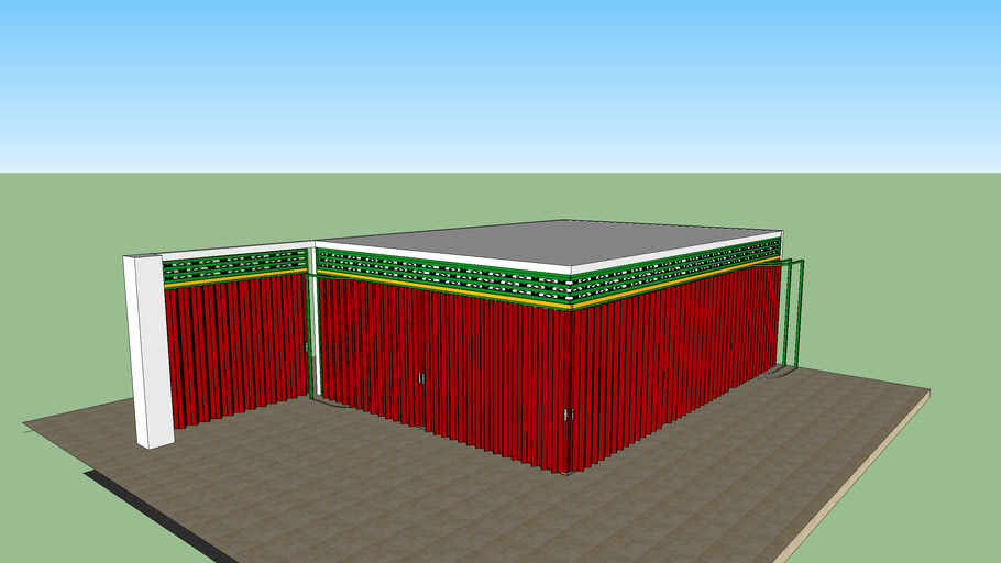 Folding Gate | 3D Warehouse