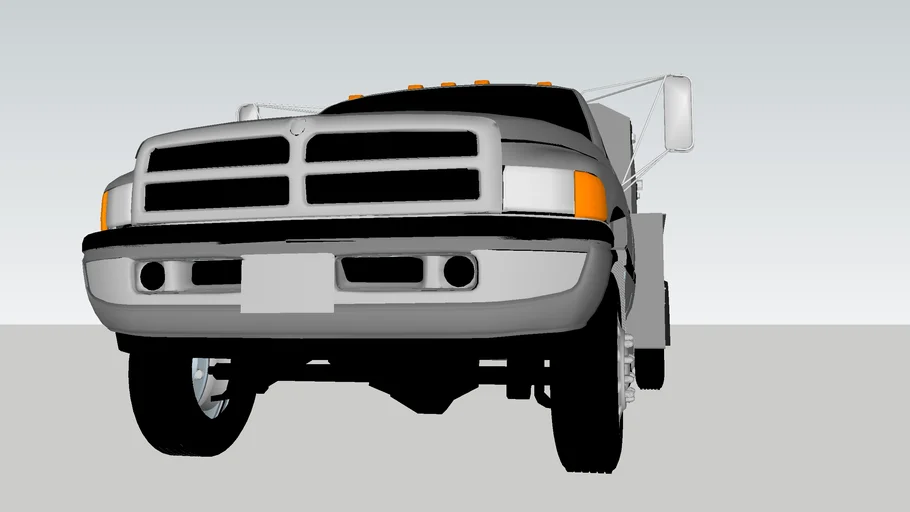 Dodge Ram 3500 Dually Cummins - Work Truck | 3D Warehouse