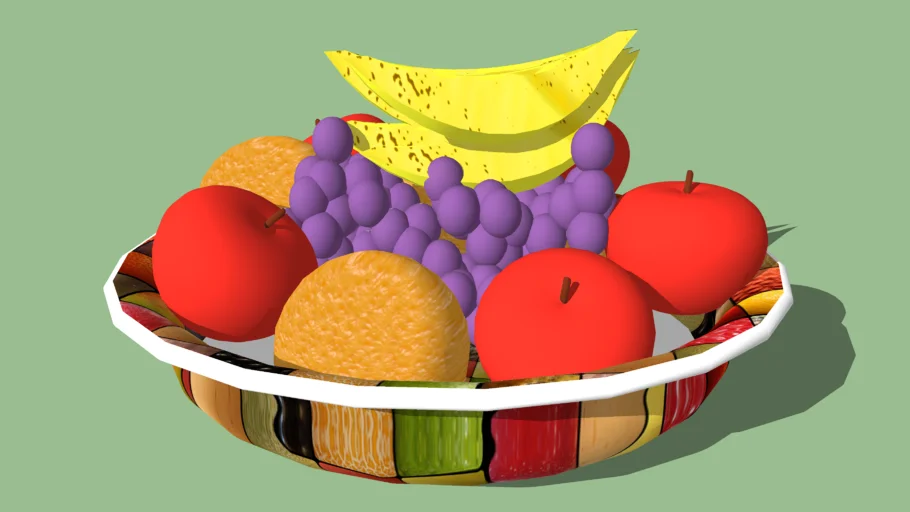 Fruit Bowl | 3D Warehouse