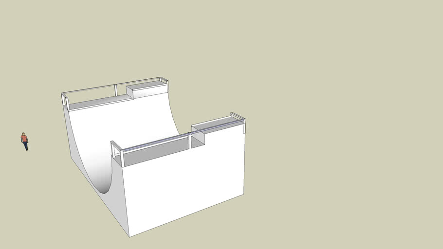 a basic halfpipe | 3D Warehouse