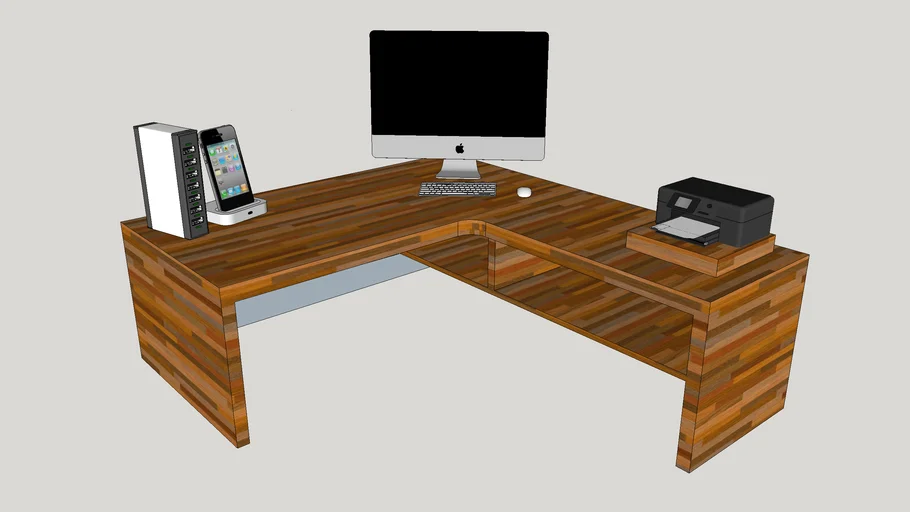 the modern desk | 3D Warehouse