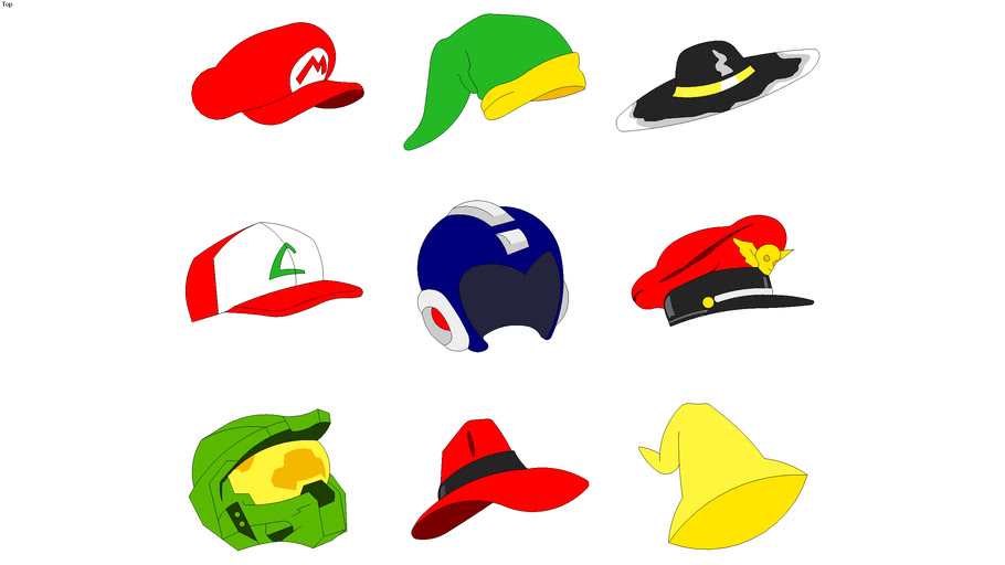 hats 2D | 3D Warehouse