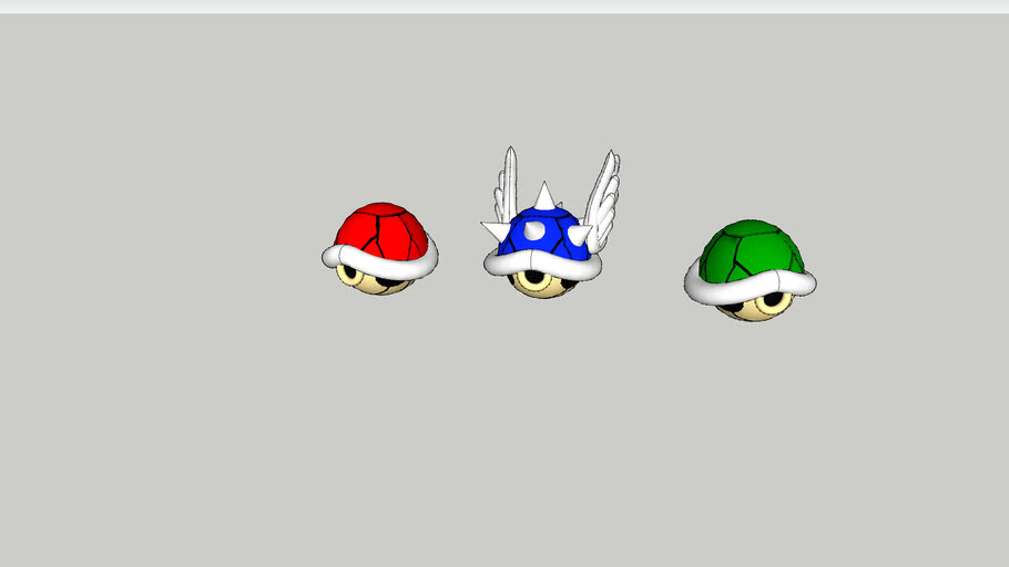 mario shells | 3D Warehouse