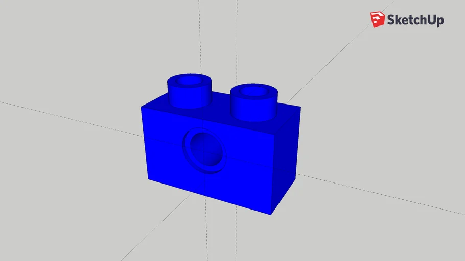 Lego 2x1 Beam | 3D Warehouse