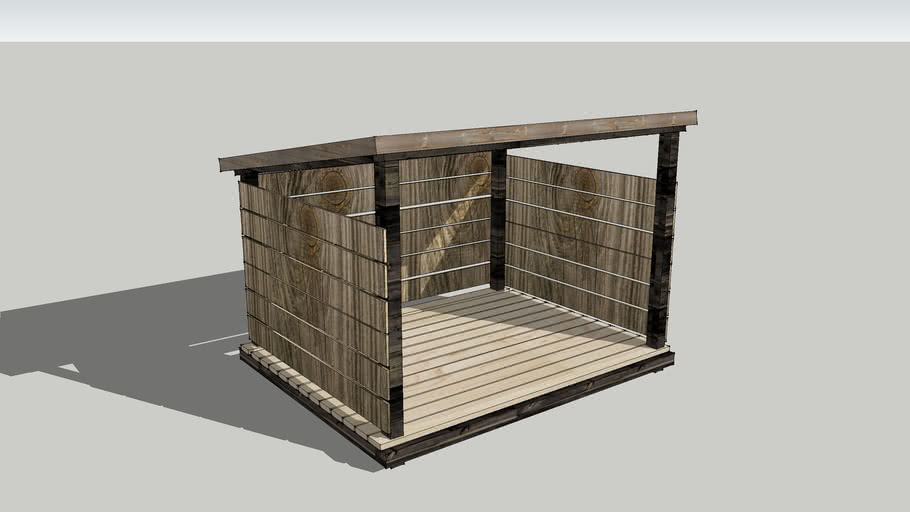 Wood Storage OutDoor | 3D Warehouse